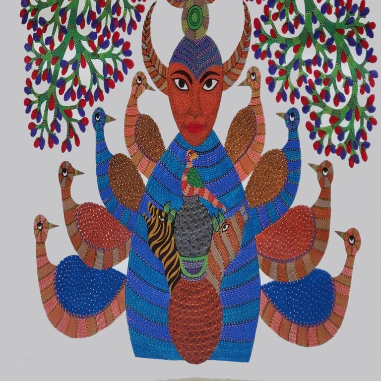 Bade Dev - Gond Painting & Artwork - Tribal Art India